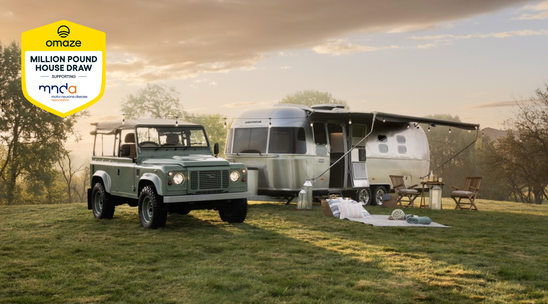 Win a Land Rover Defender and Airstream International 25 IB – Omaze UK